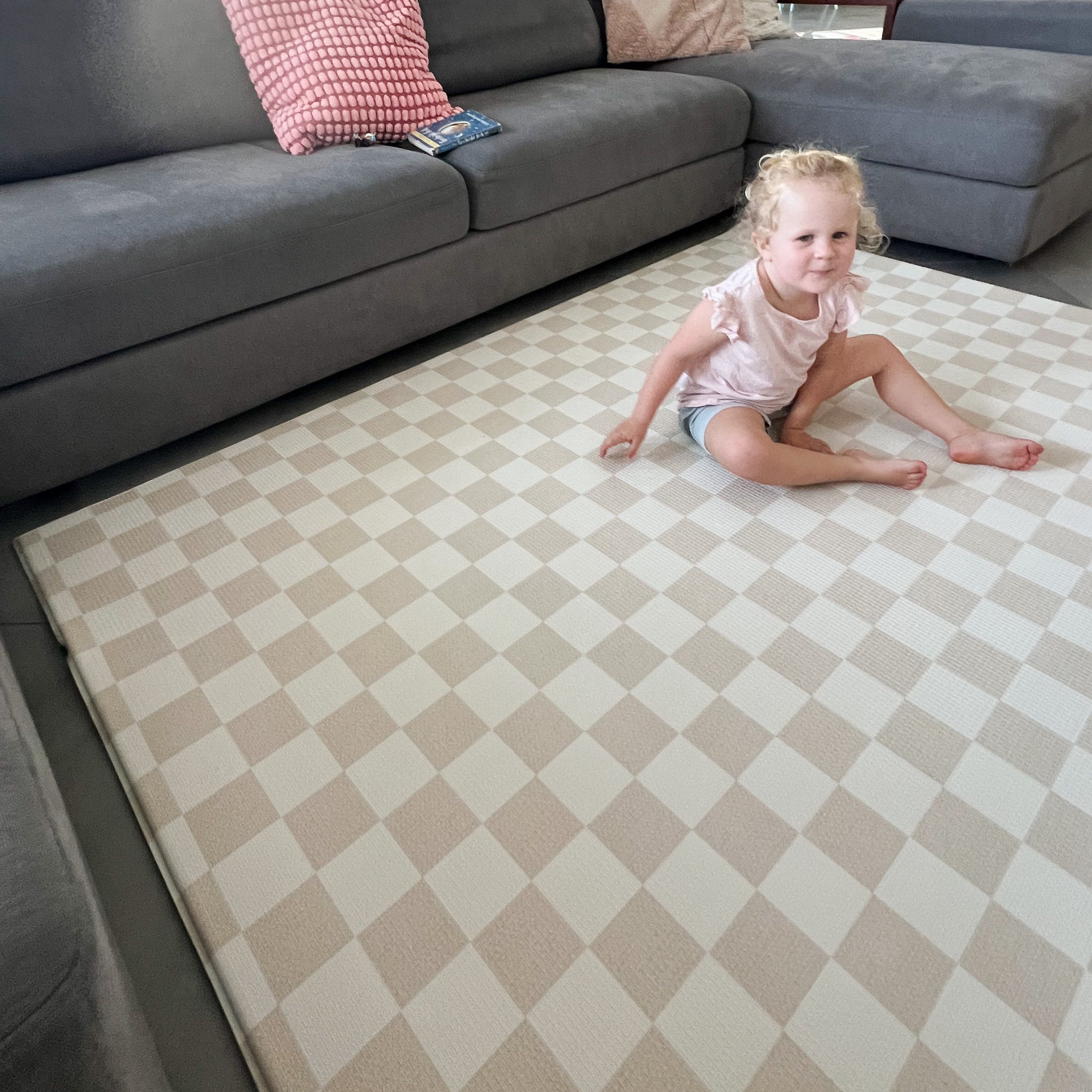 Large Baby Play Mat: Chasing Rainbows Reversible Playmat| Freddy & Co ...