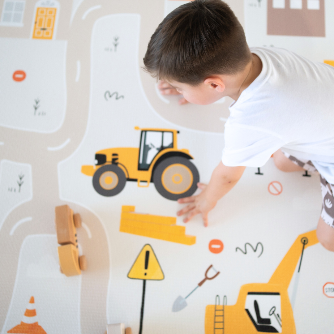 Large Baby Play Mat: Construction | Freddy & Co Australia ...